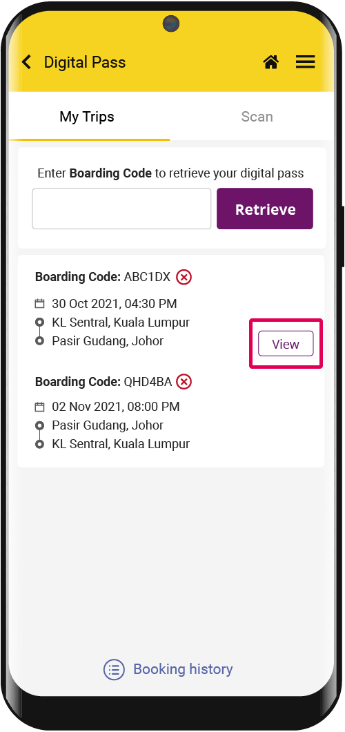 How to retrieve Digital Pass? How to retrieve Digital Pass?